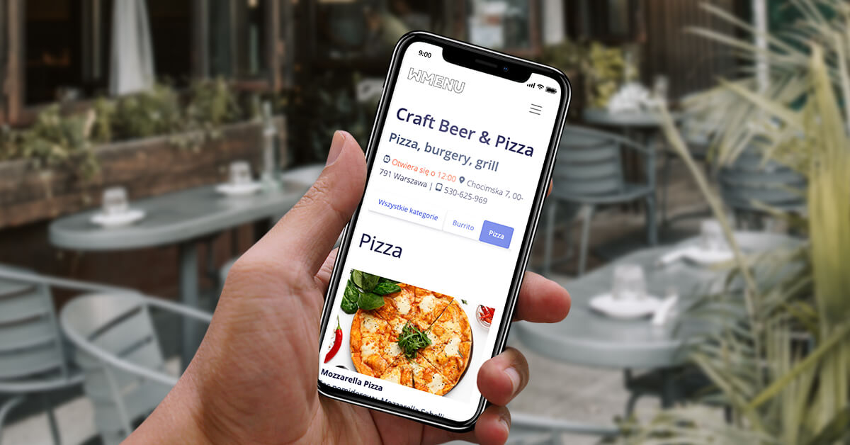 WMenu - najlepsze QR Menu dla gastronomii